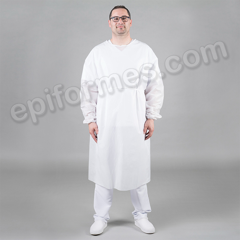 Bata impermeable de tnt desechable