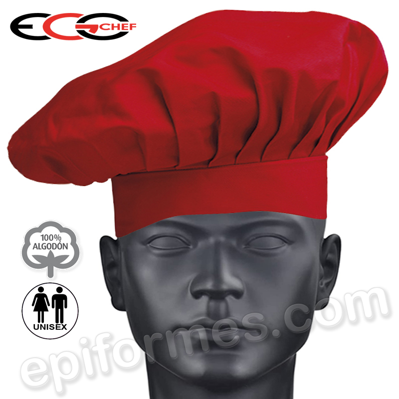 Gorro Cocina egochef Red