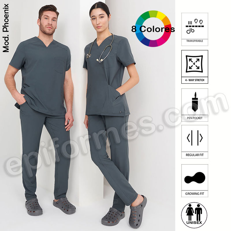 Casaca deportiva Sanitaria Cuello V Regular Fit