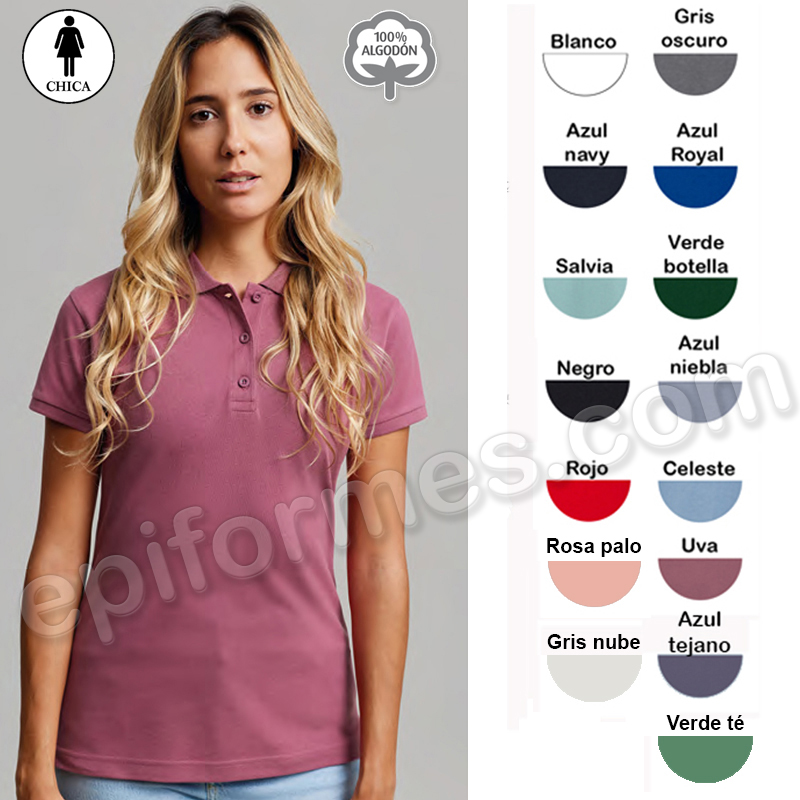 Polo trabajo en 15 colores