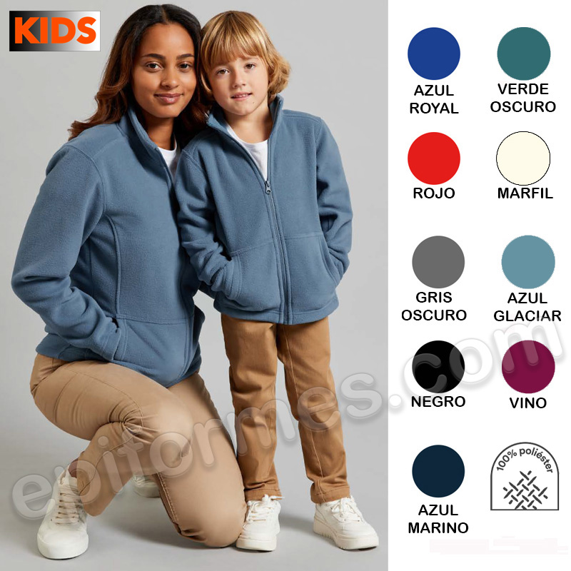 Forro polar niño 9 colores