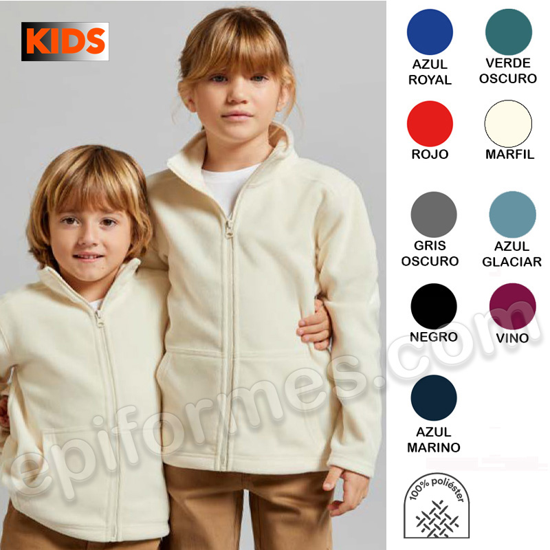 Forro polar niño 9 colores