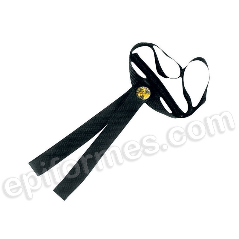 Lazo negro en raso, ideal camarera